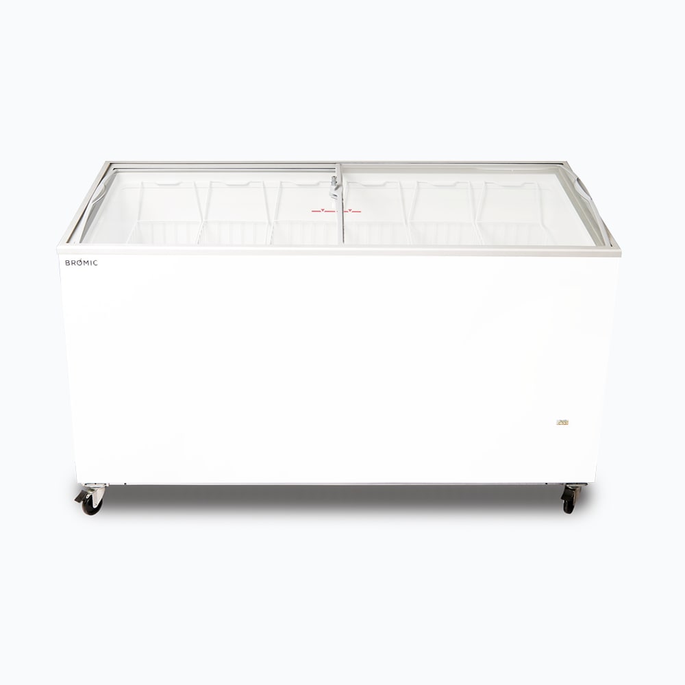 Display Chest Freezer - 427L - Curved Glass Top – Newhand Equipment