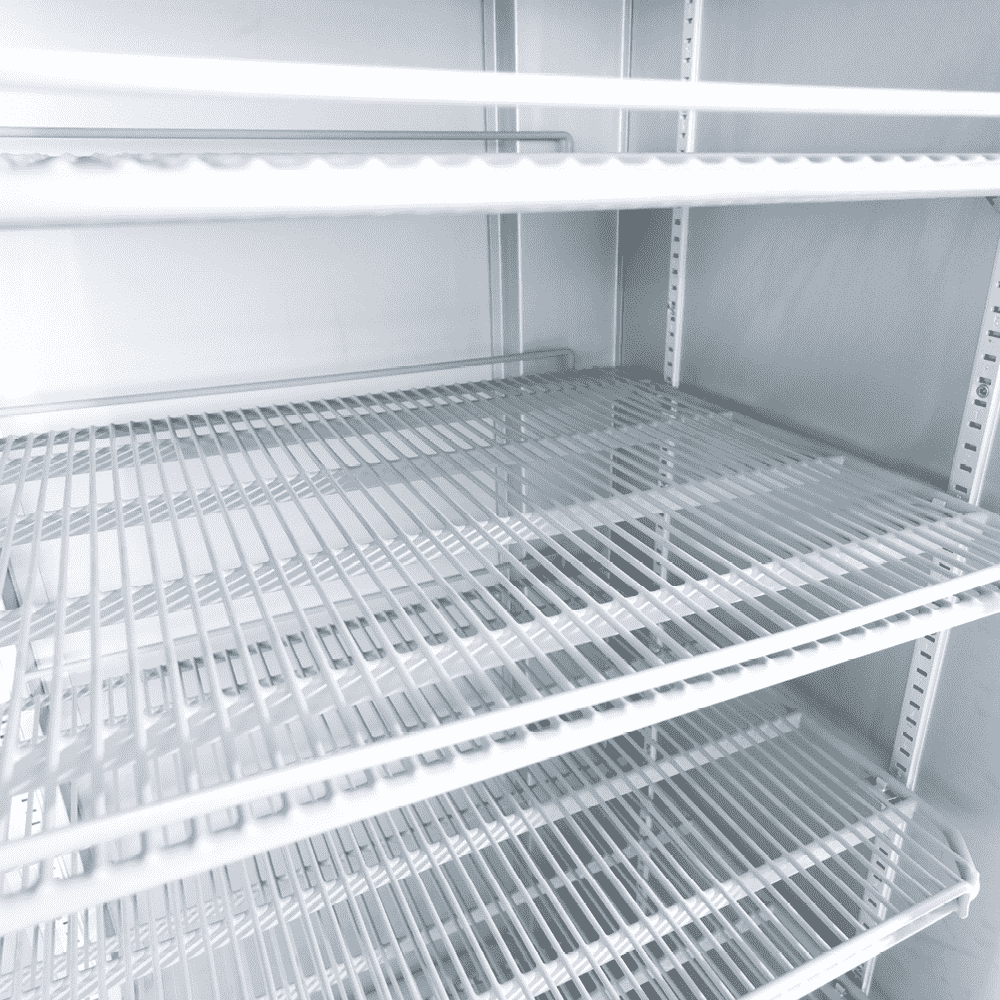 Upright Display Fridge - 1082L - 2 Door - Flat Glass - Lightbox - Silv ...