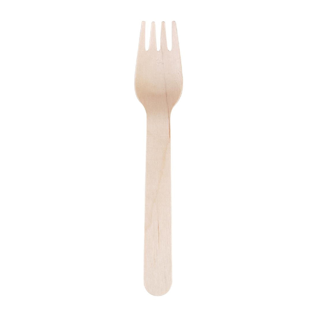 Fiesta Compostable Wooden Fork (Pack 100) – Newhand Equipment