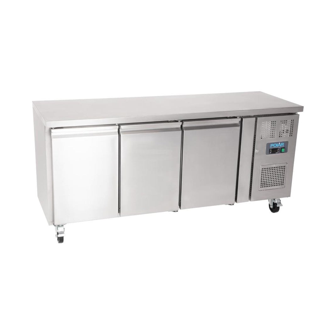 Polar U-Series Triple Door Counter Fridge 339Ltr – Newhand Equipment