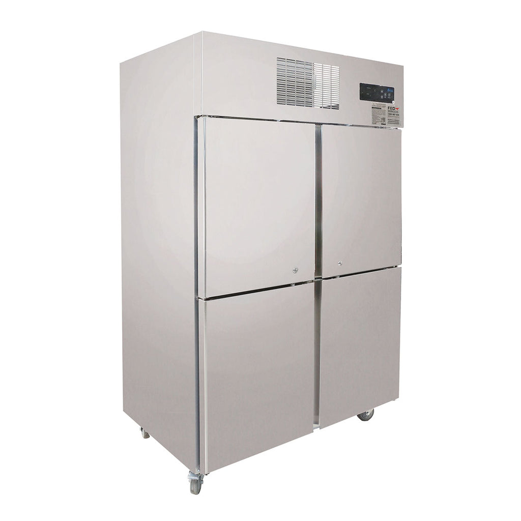 SUF1000 TROPICAL Thermaster 4 x Half door SS Freezer – Newhand Equipment